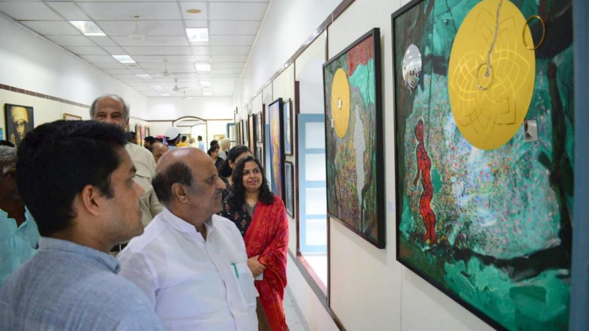 Exhibition commemorating the 150th birth anniversary of Sri Aurobindo ...