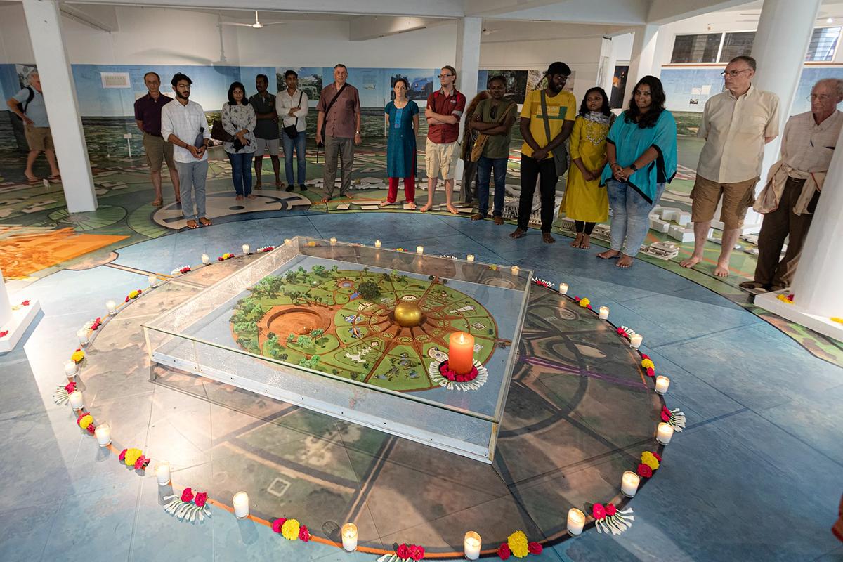 Auroville celebrates centenary of its architect Roger Anger - The Hindu