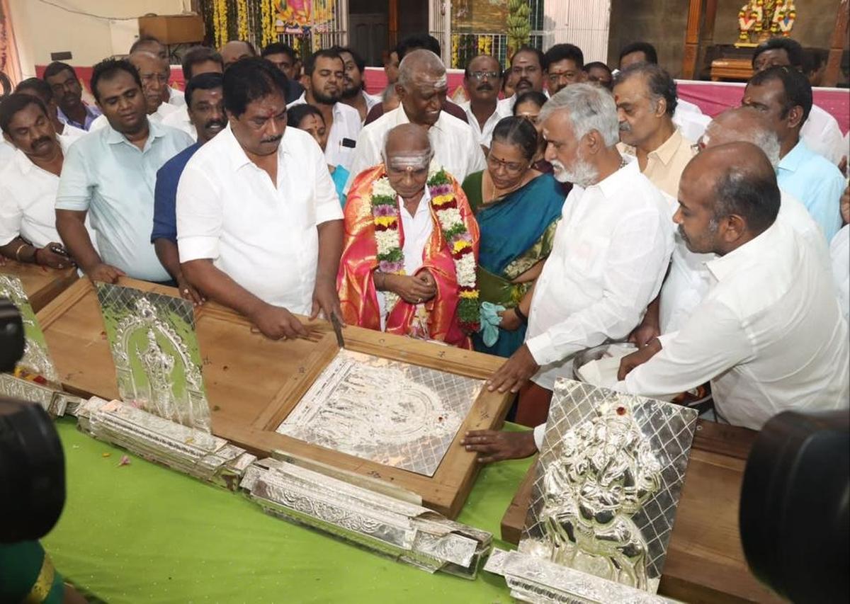 Ministers Sekar Babu, Moorthy preside over consecration ceremony at ...