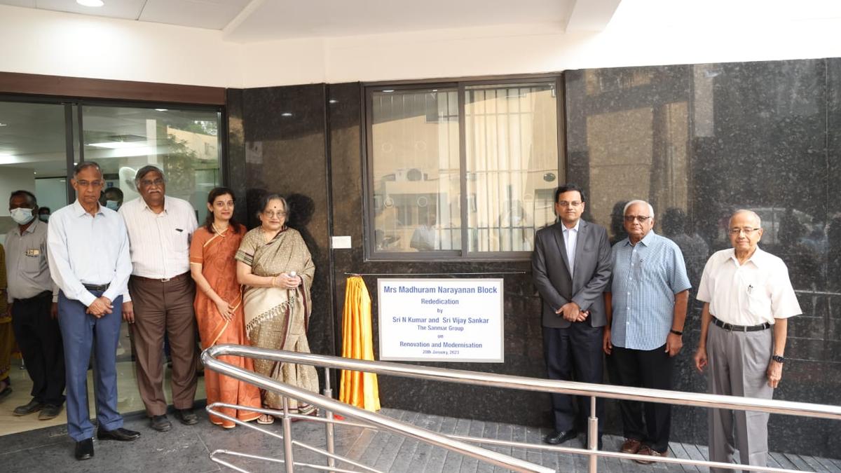 Mrs Madhuram Narayanan Block at Cancer Institute in Chennai renovated ...