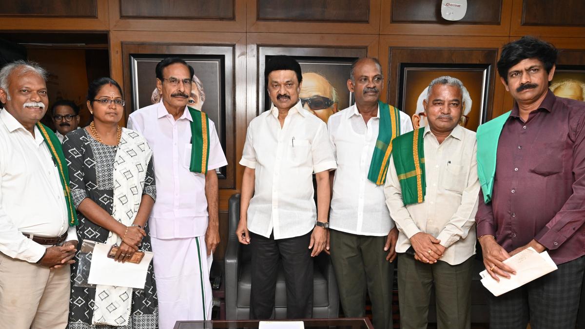 Chief Minister M.K. Stalin assures farmers of all support - The Hindu