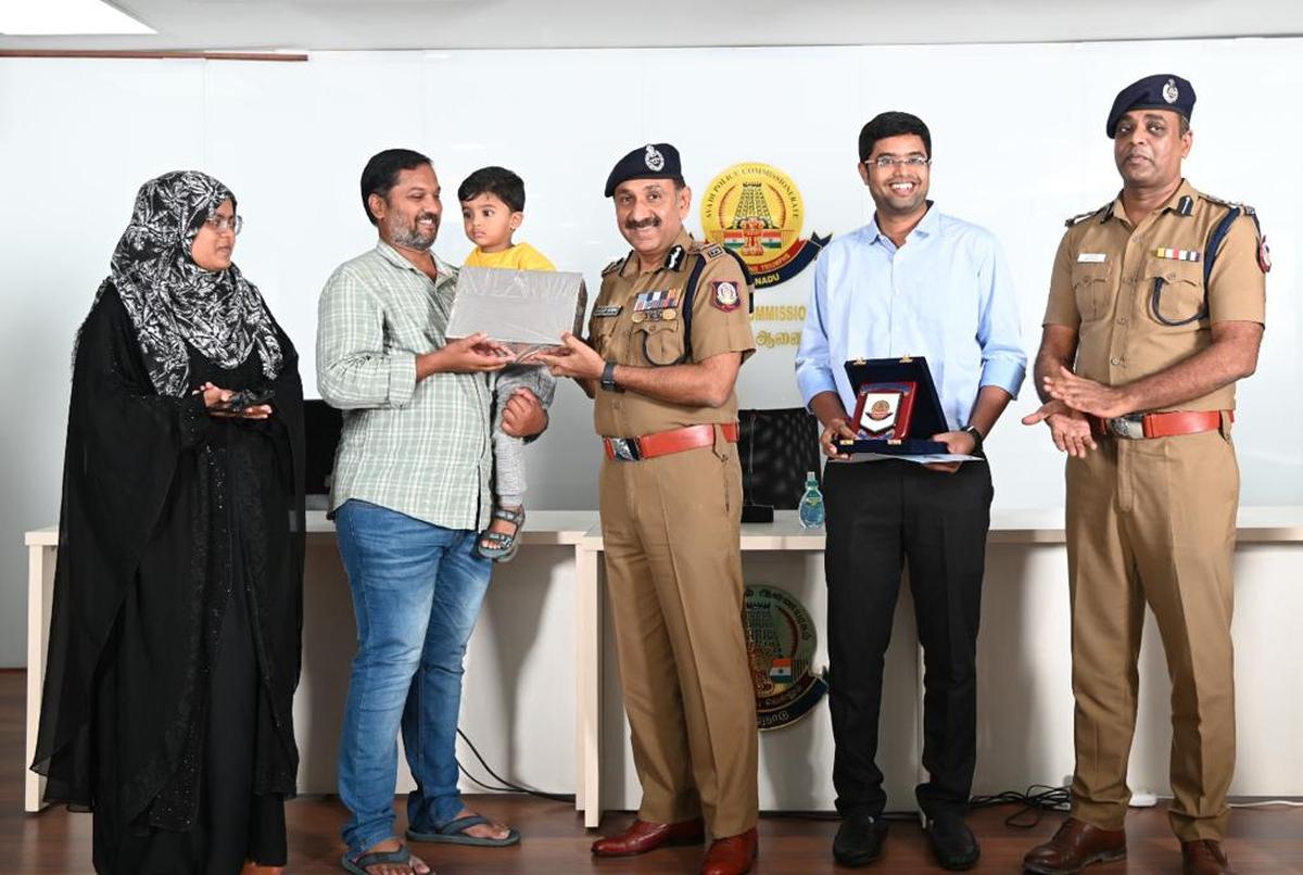 Two-year-old boy, who lost his way from an apartment in Poonamallee ...