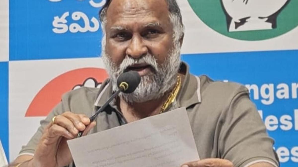 Bandi blackmailing Telangana people: Jagga Reddy - The Hindu