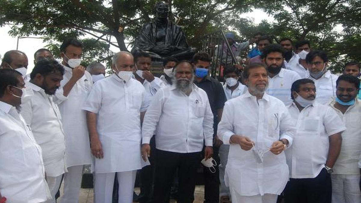 Manickam Tagore to participate in protest - The Hindu