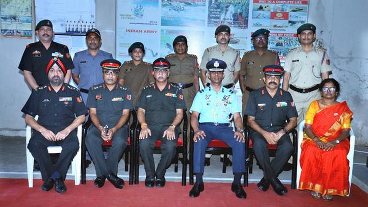 Senior NCC official visits group headquarters - The Hindu