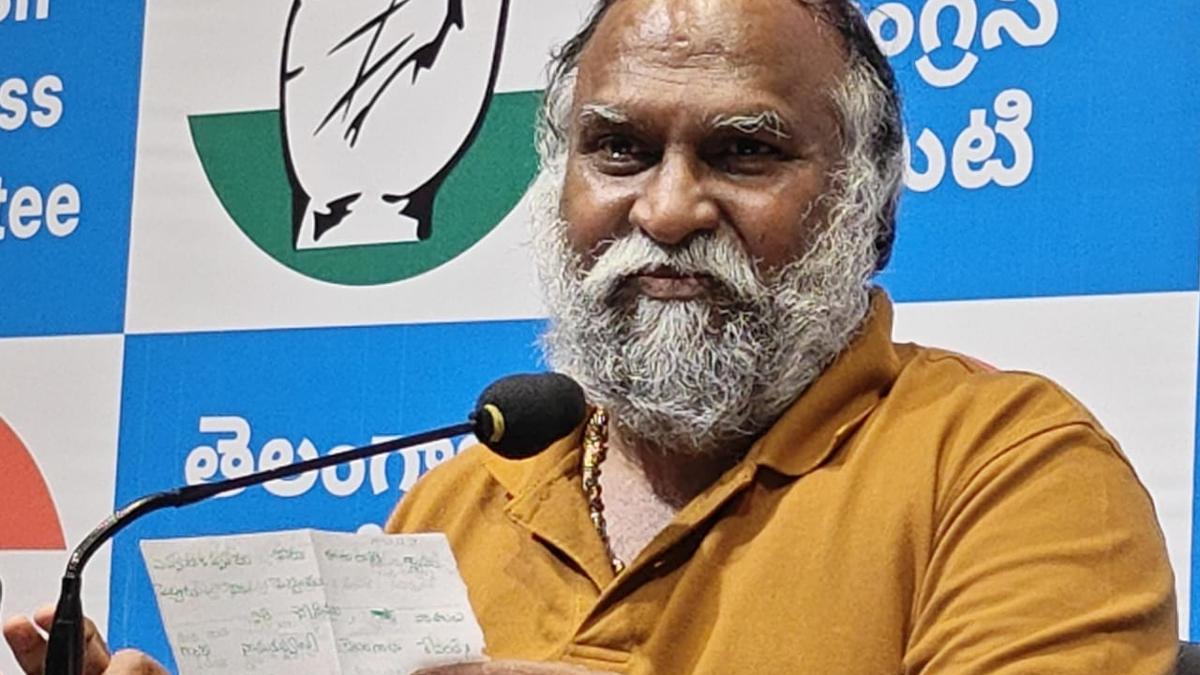 Jagga Reddy hails Revanth and Bhatti for presenting ‘practical and ...