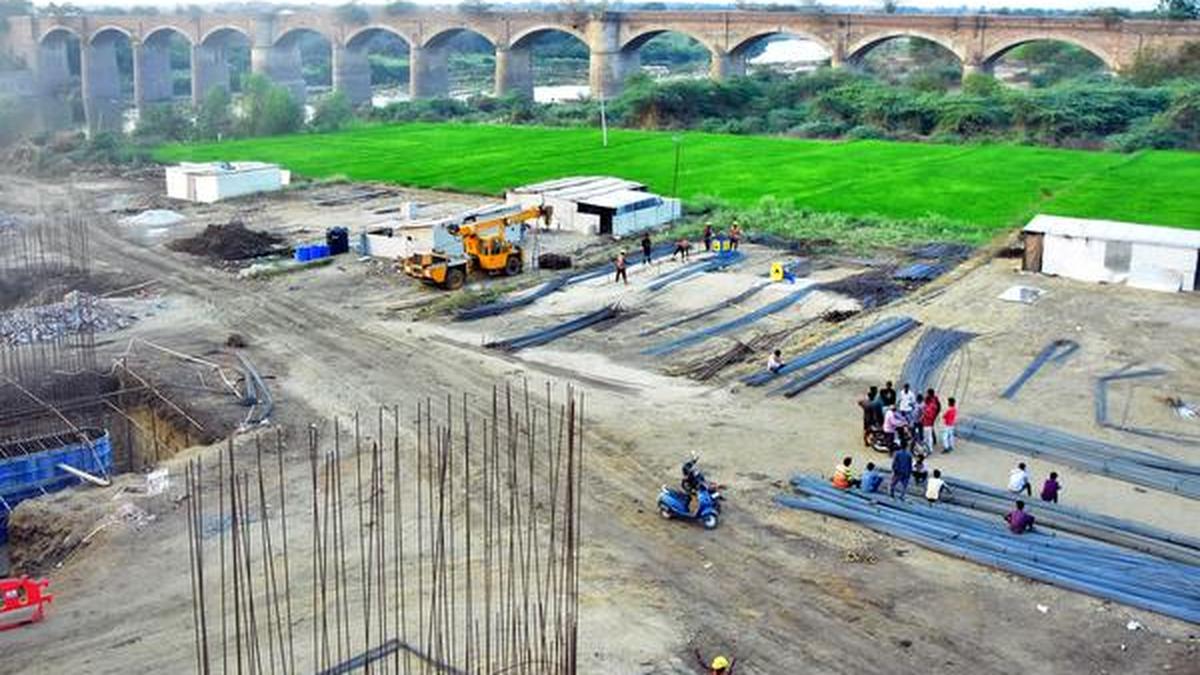 NH 161 road widening works pick pace - The Hindu