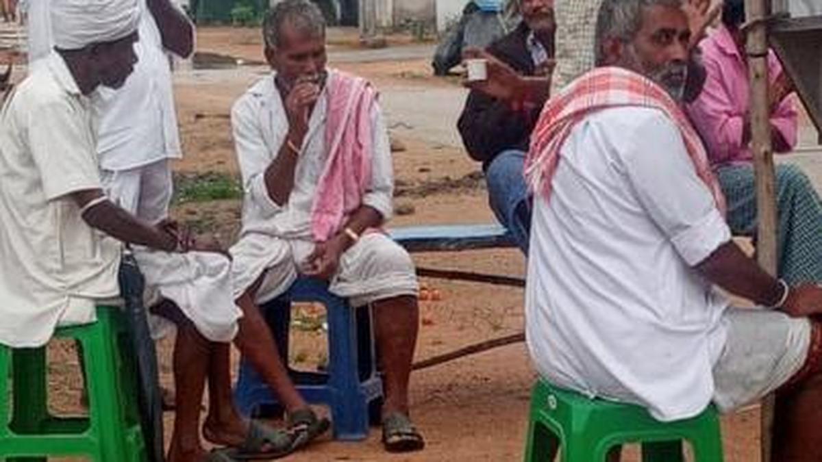 Displaced farmers living off compensation amount - The Hindu