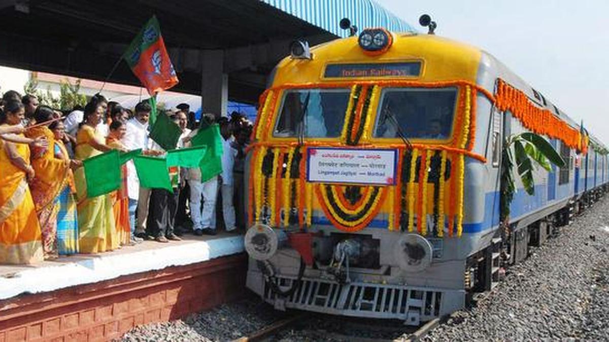 Jagityal-Morthad get long-awaited rail link - The Hindu