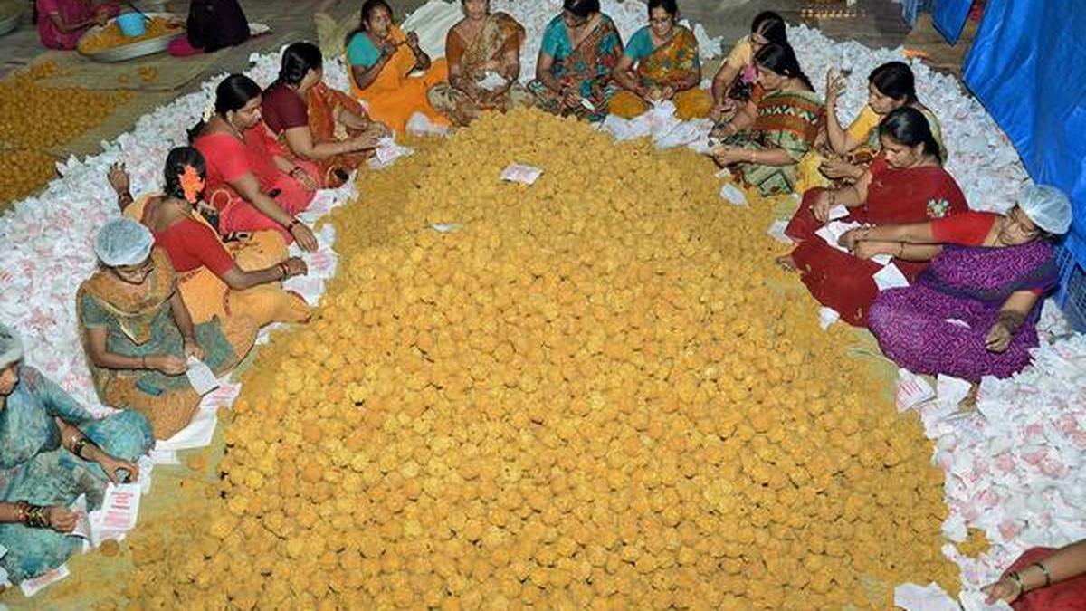 Savour bigger laddu at Bhadrachalam from Oct. 1 - The Hindu