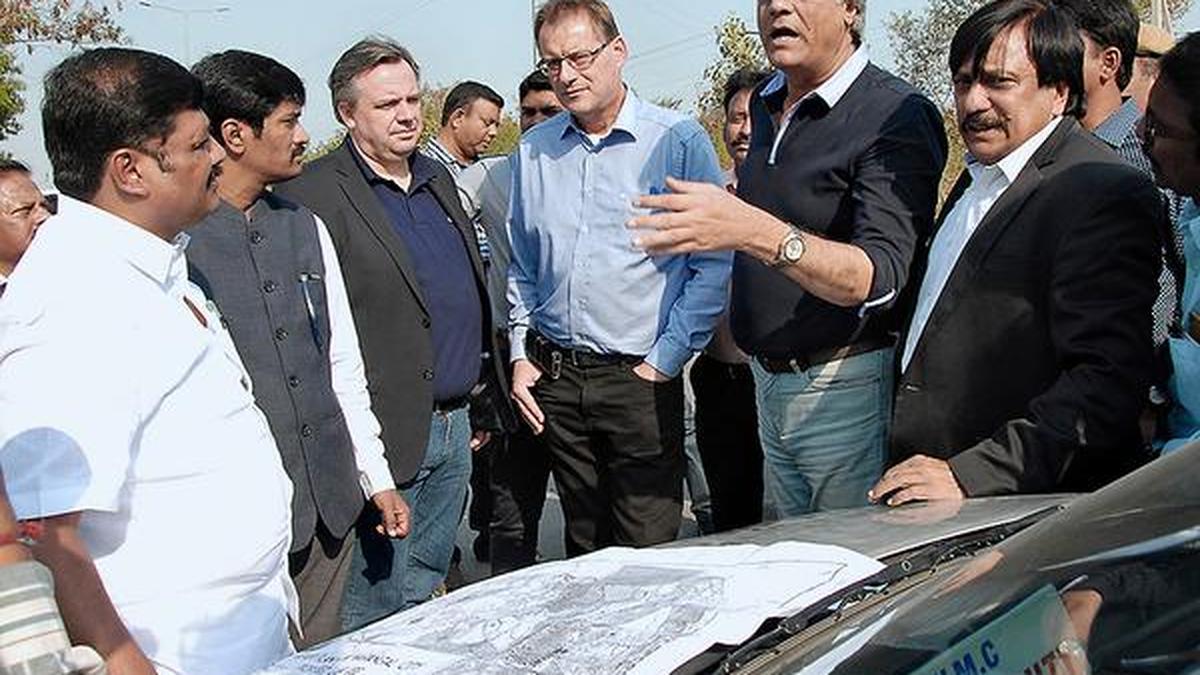 Swiss team inspects site for monorail project - The Hindu