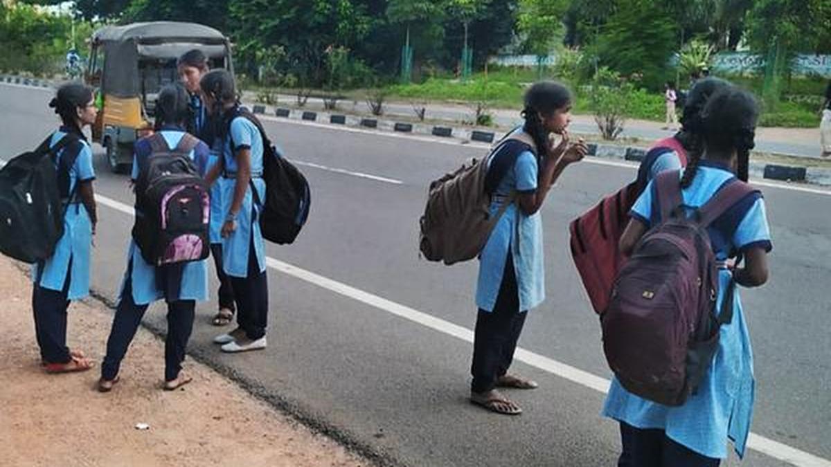 Attendance declining in govt. schools due to RTC strike - The Hindu