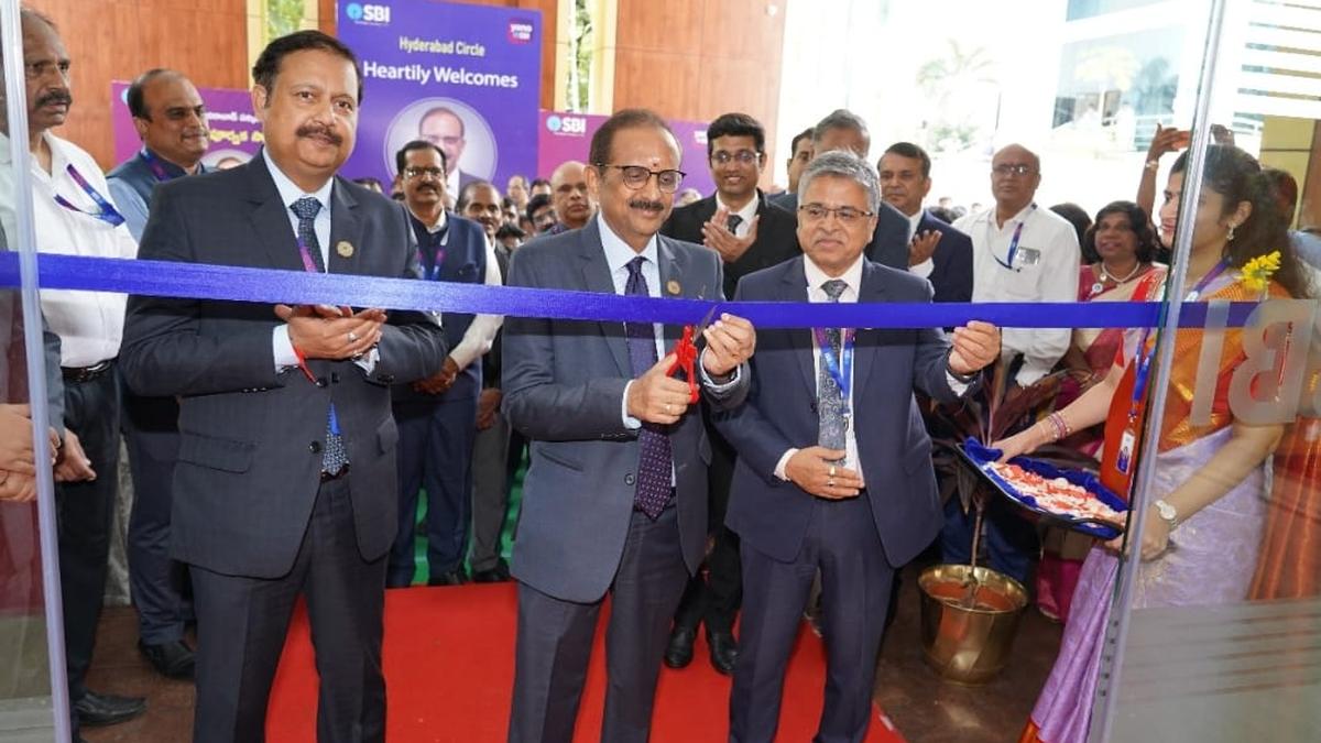 SBI chairman-designate opens five new facilities in & around Hyderabad ...