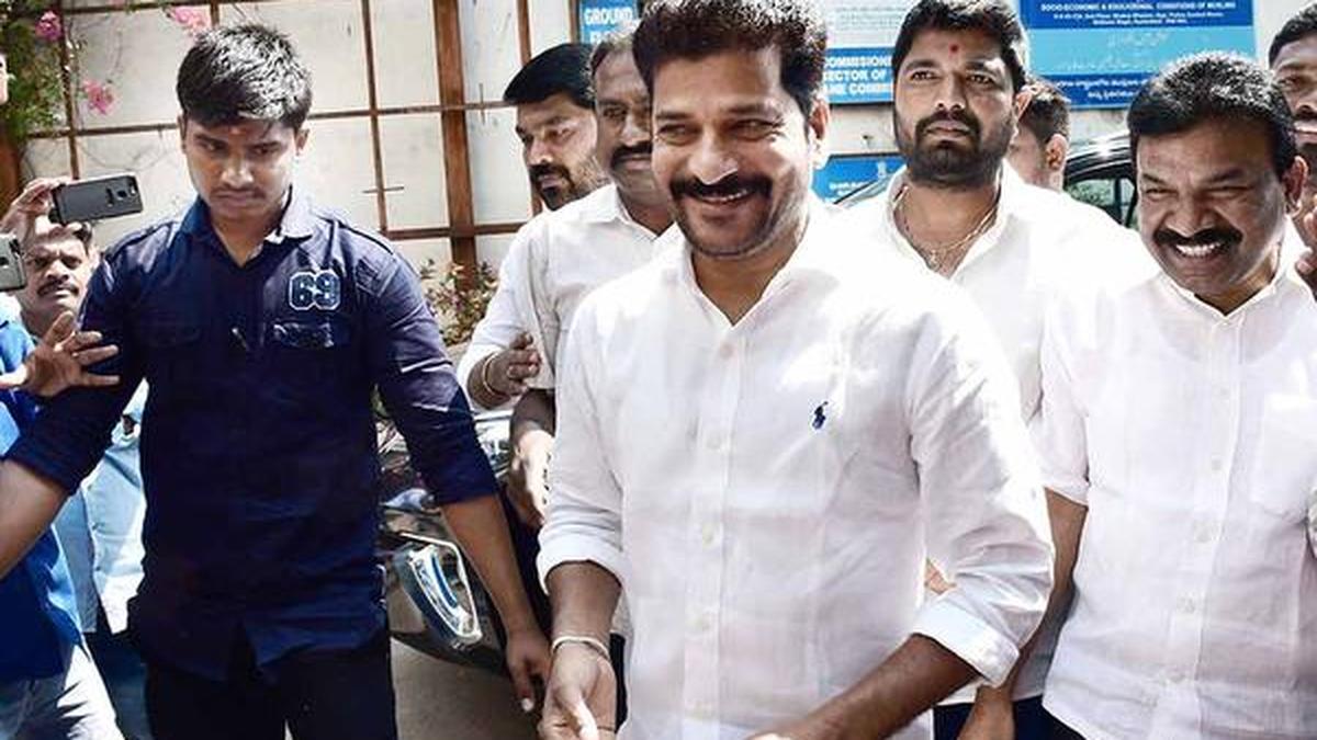 Victimsed for fighting for farmers: Revanth Reddy - The Hindu