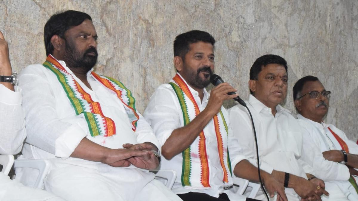 Munugode result shows TRS can’t win on its own: Revanth - The Hindu