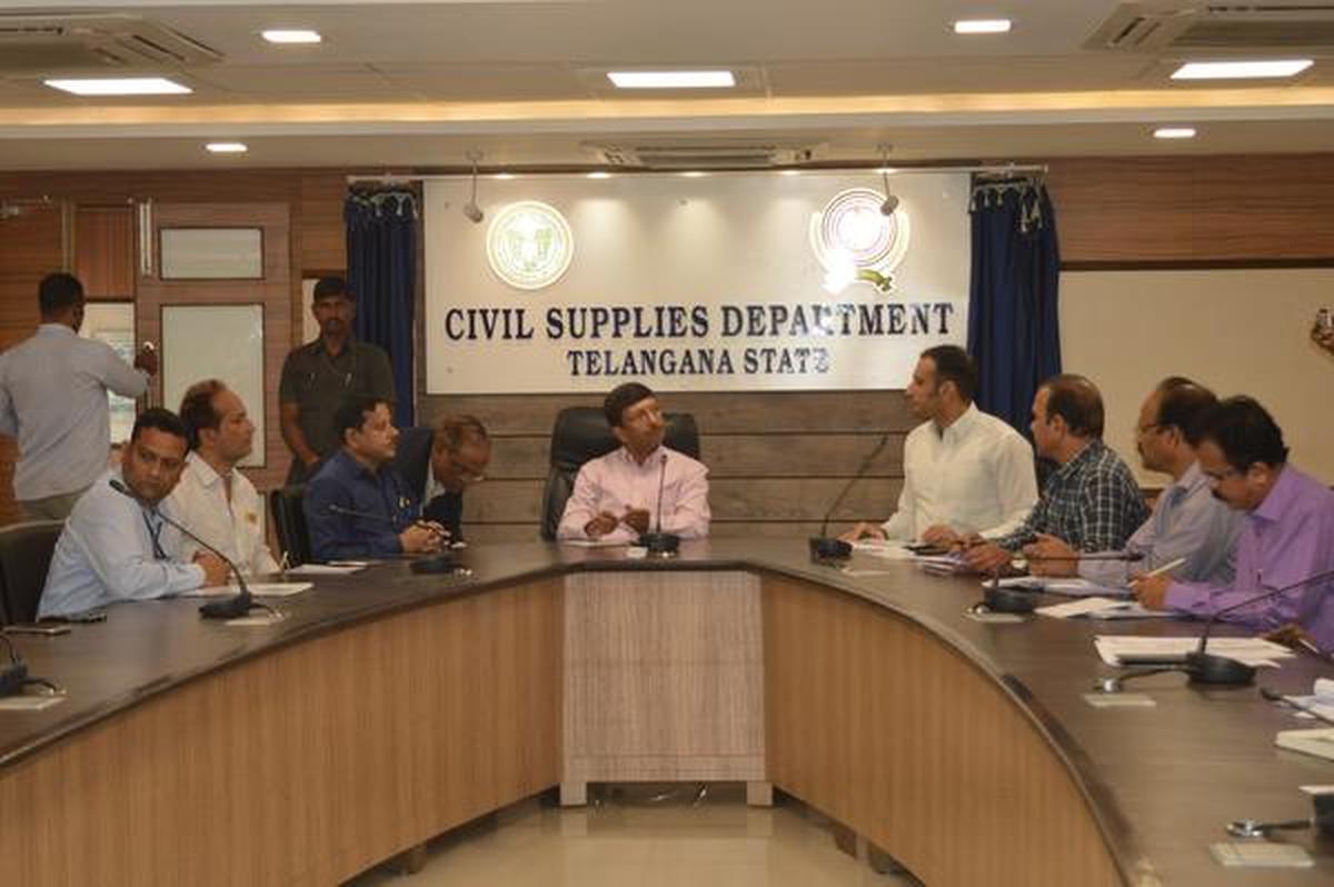 Pat for paddy procurement system in TS - The Hindu