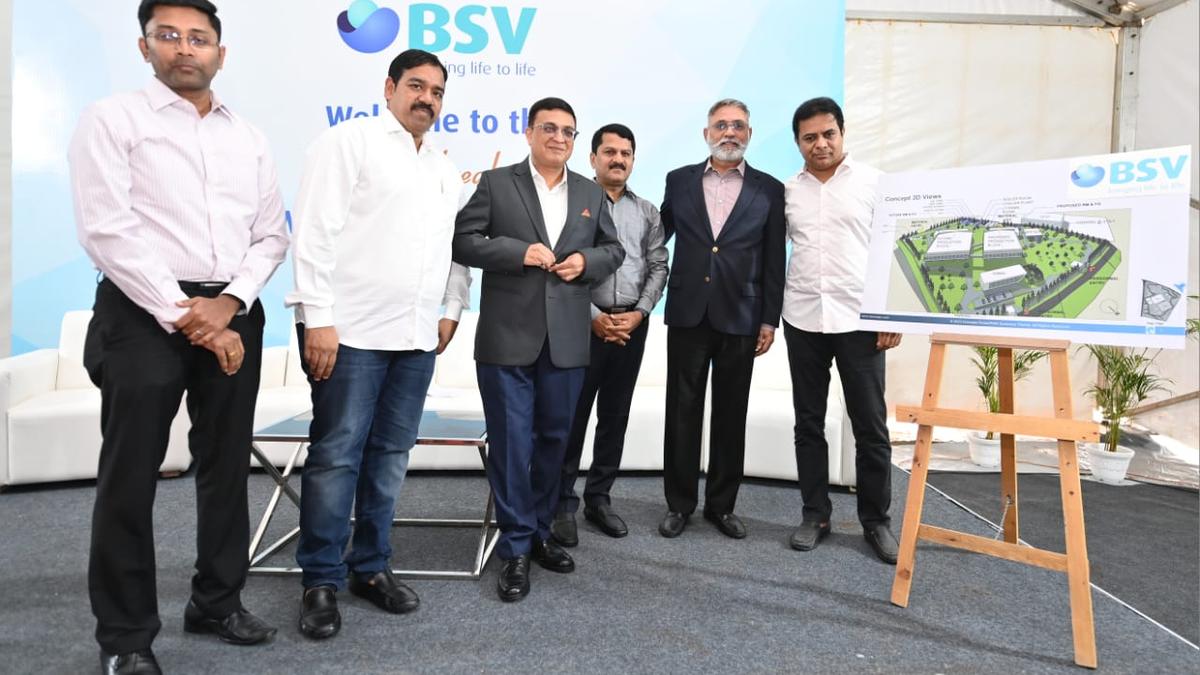 BSV breaks ground for ₹200 crore bio-pharmaceutical plant at Genome ...
