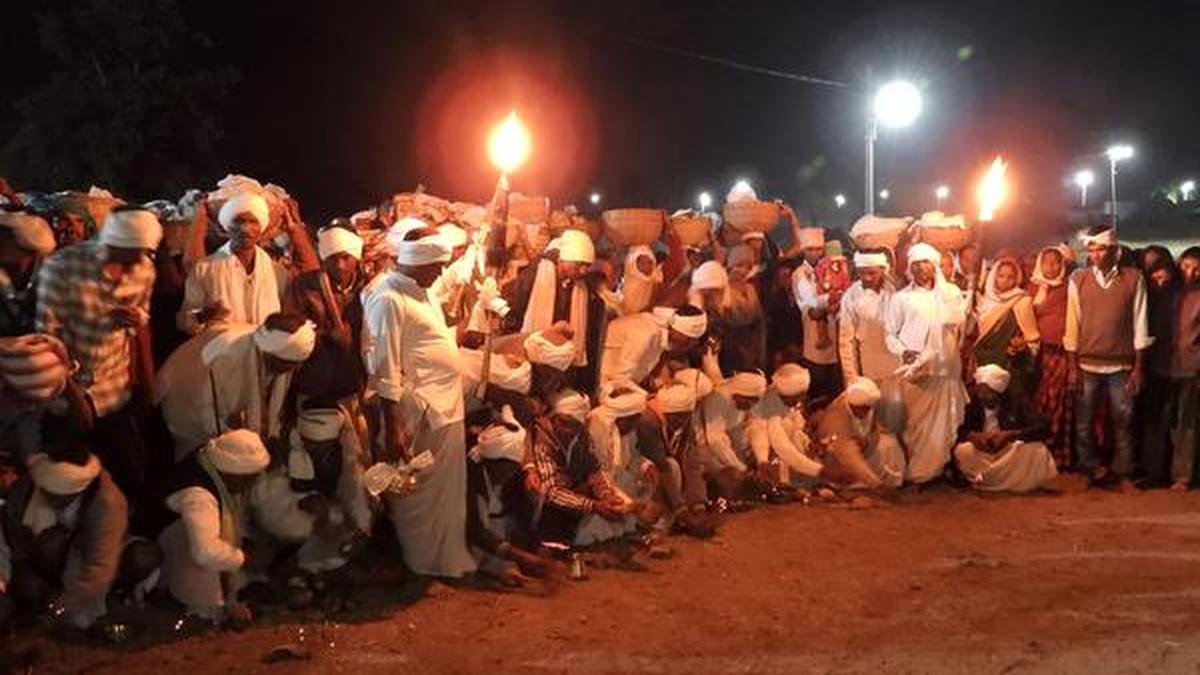 Nagoba Jatara off to a ritualistic start - The Hindu