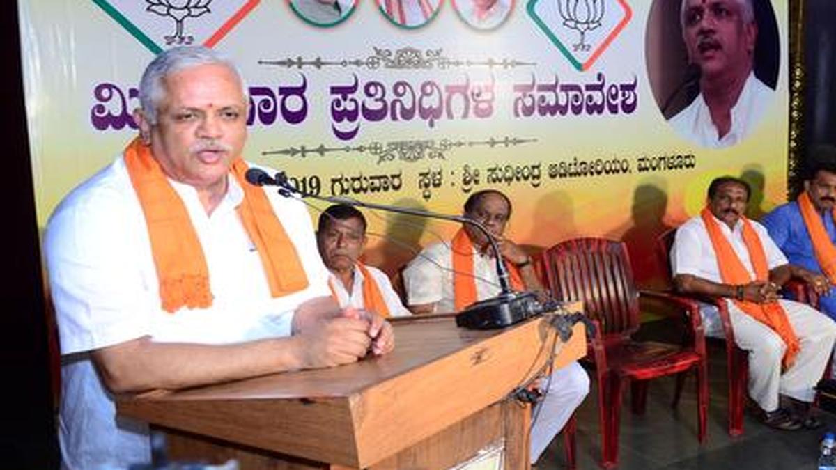 BJP elevates key strategist B.L. Santosh - The Hindu