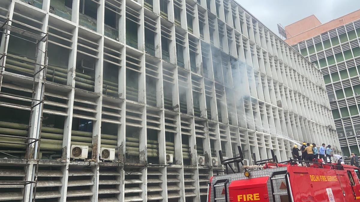Fire breaks out at AIIMS old OPD building; no casualties reported - The ...