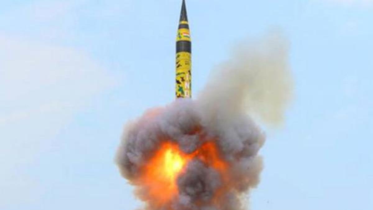 India test-fires Agni-V ballistic missile having range of 5,000 km ...