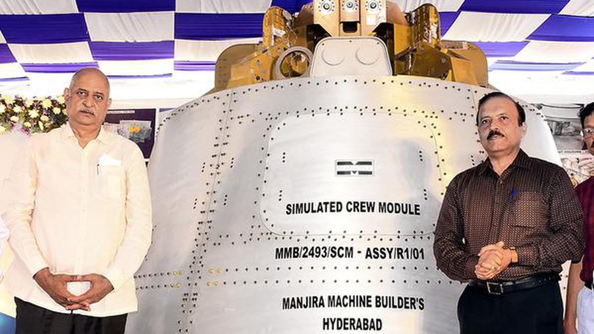 Hyderabad firm builds simulated crew module for Gaganyaan - The Hindu