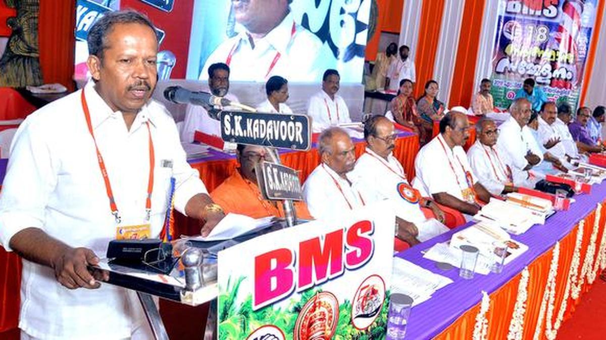RSS-affiliated Bharatiya Mazdoor Sangh calls for protests against ...