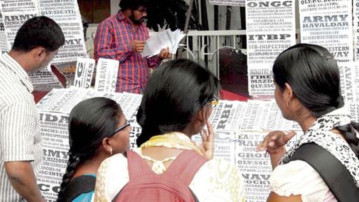 Jobs report data shows that India's unemployment rate is at a record ...