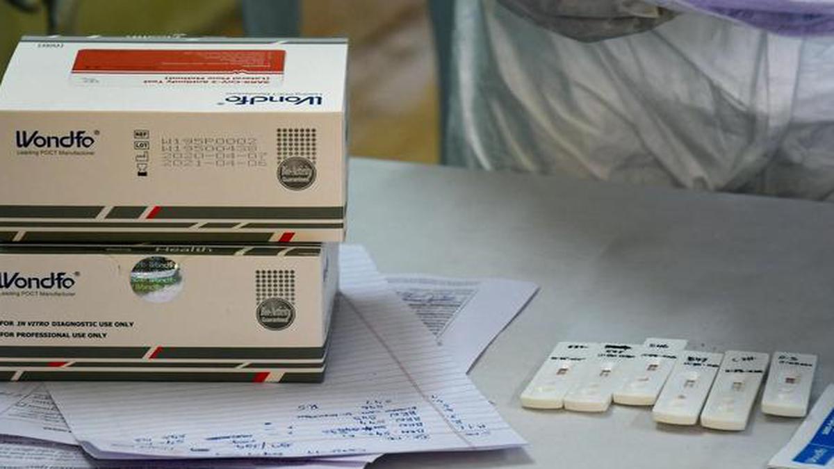 Coronavirus | Rapid test kits were cleared by ICMR, say Chinese ...