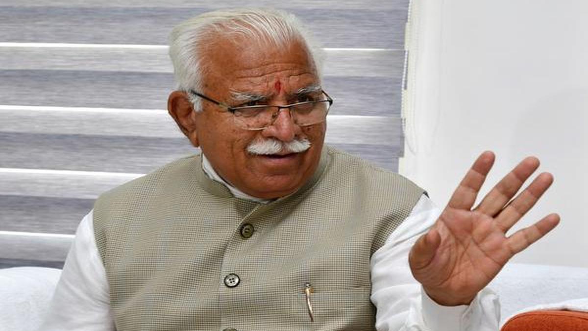 Khattar launches two insurance schemes for traders - The Hindu