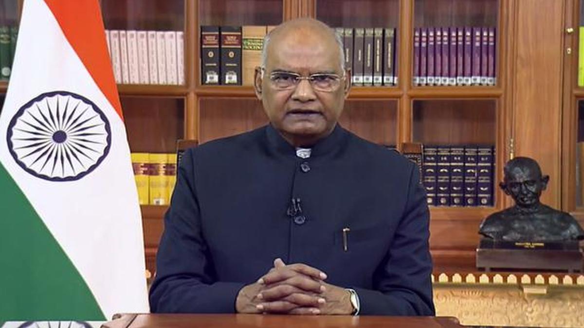 Address to the nation by President Ram Nath Kovind on the eve of 75th ...