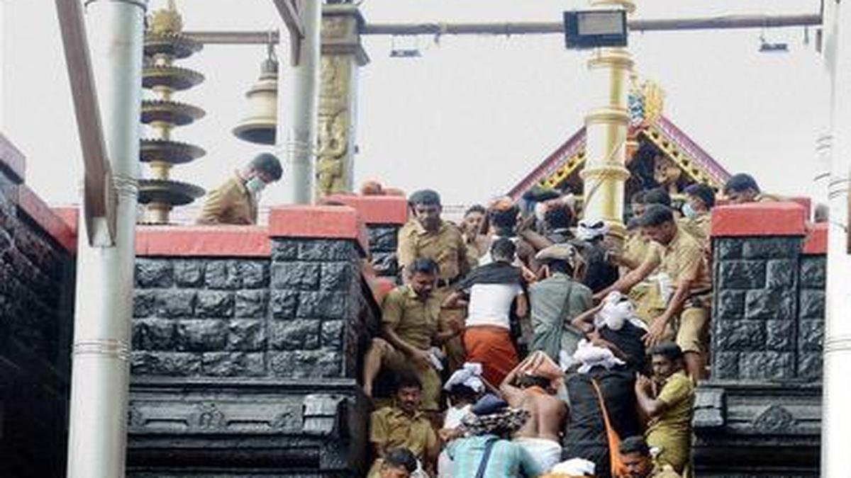At Sabarimala, walking the extra mile - The Hindu