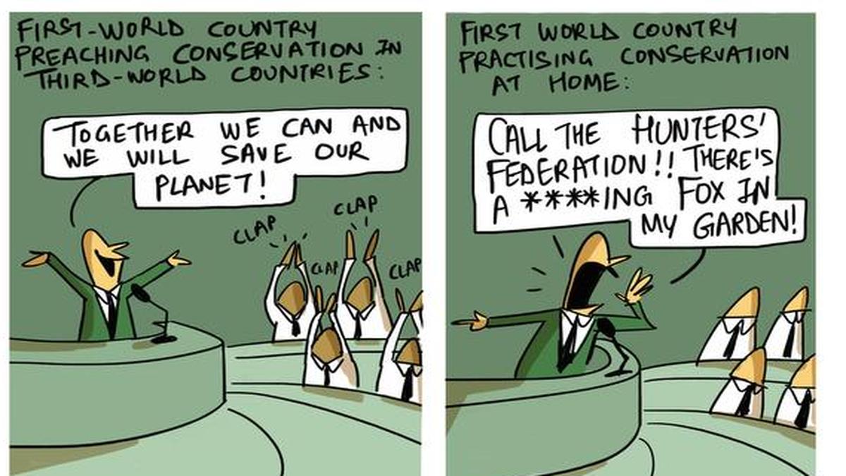 Green Humour by Rohan Chakravarty - The Hindu