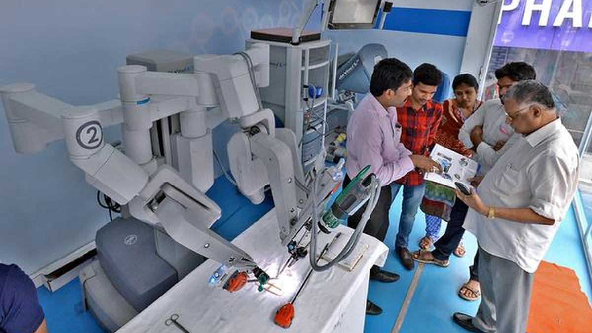 ‘Roving Robot’ on tour of A.P. - The Hindu