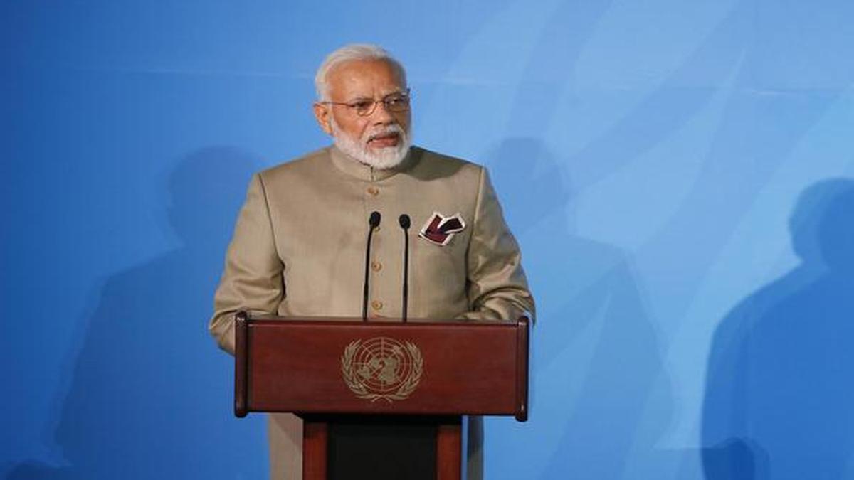 Healthy life a basic right, Prime Minister Modi tells UN meet - The Hindu