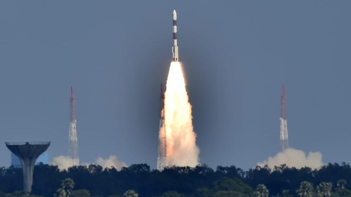 50th PSLV launch carries radar satellite - The Hindu