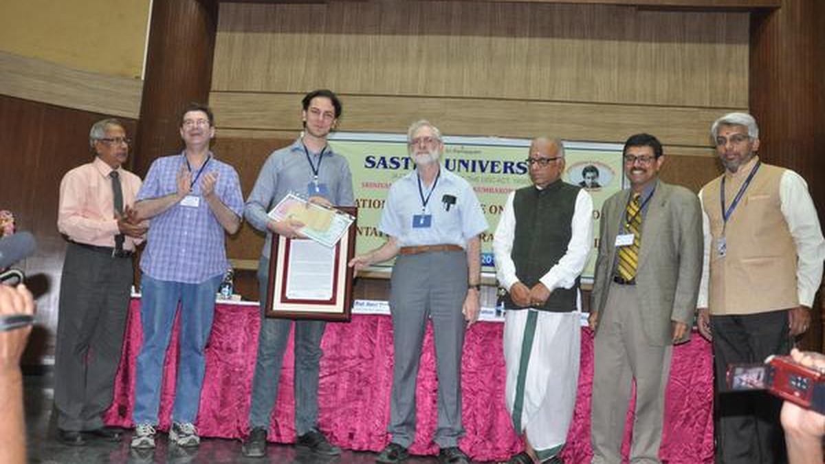 SASTRA Ramanujan prize for Radziwill, Matomaki - The Hindu