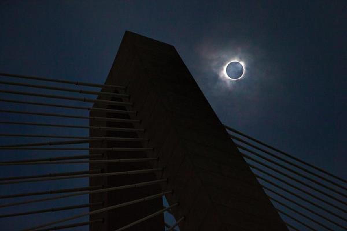 The ‘great American solar eclipse’ in pictures - The Hindu