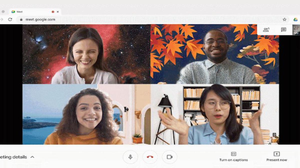 Google Meet to let users choose custom background on video calls - The ...
