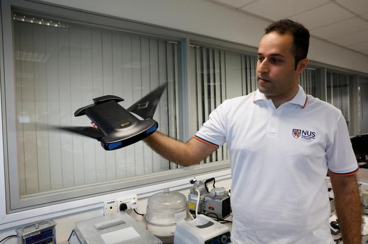 MantaDroid, an underwater robot inspired by manta ray fish - The Hindu