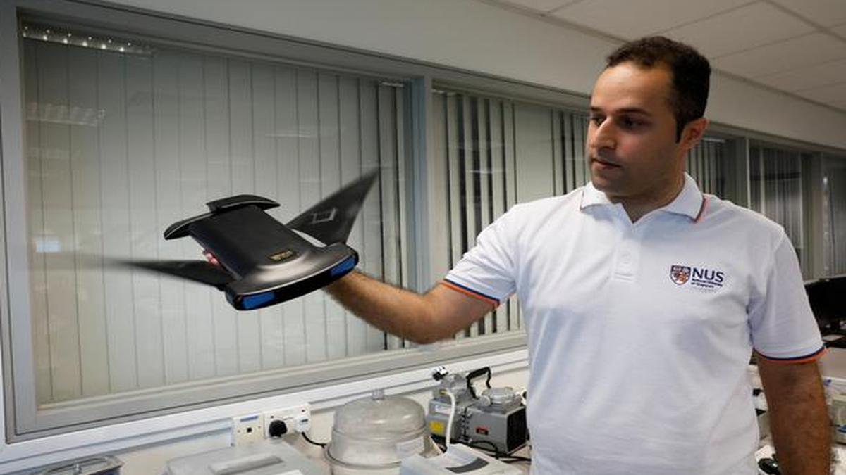 MantaDroid, an underwater robot inspired by manta ray fish - The Hindu