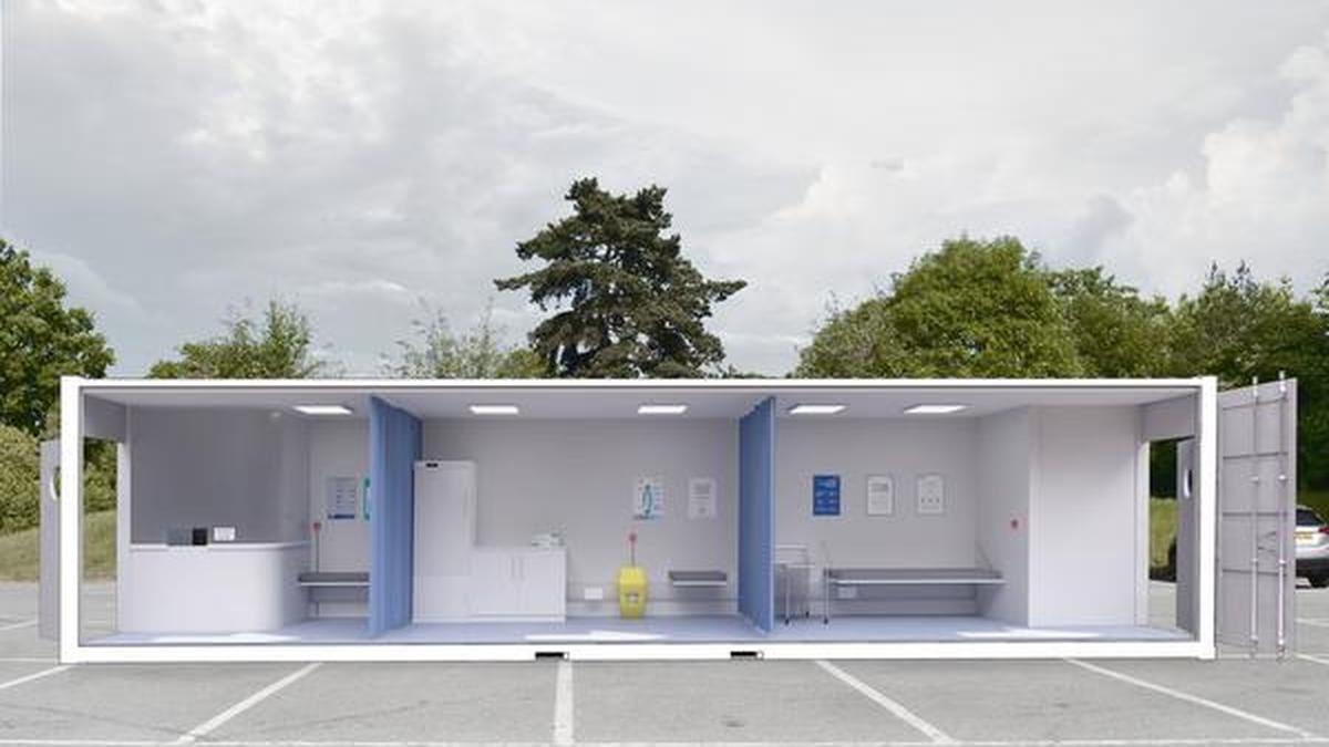 Can shipping containers become Covid vaccination units? - The Hindu