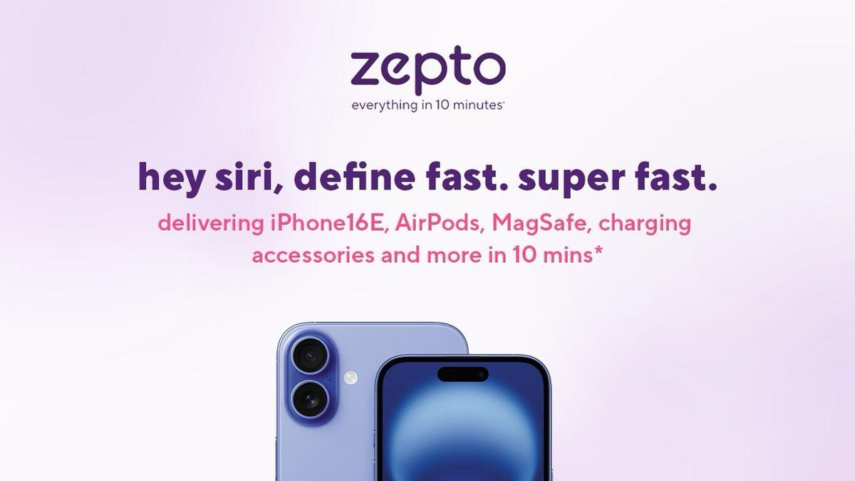 Zepto starts delivering Apple products including iPhones, iPads, Apple ...