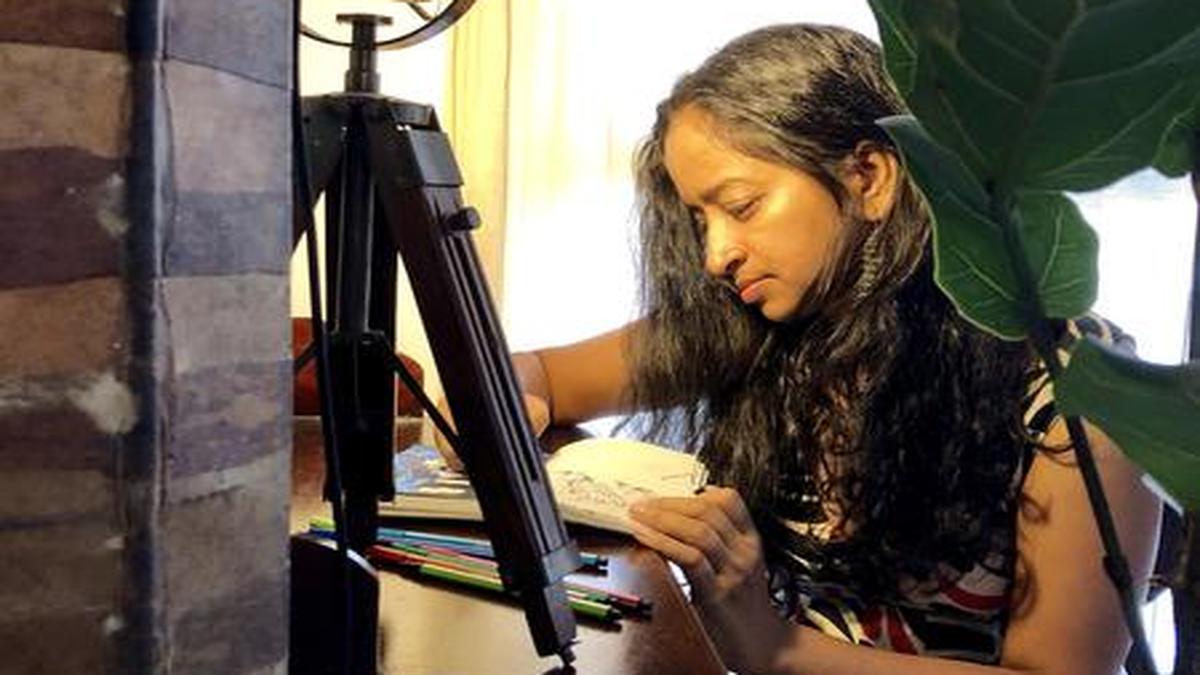 Tinder, modern romance and Indu Harikumar’s art - The Hindu