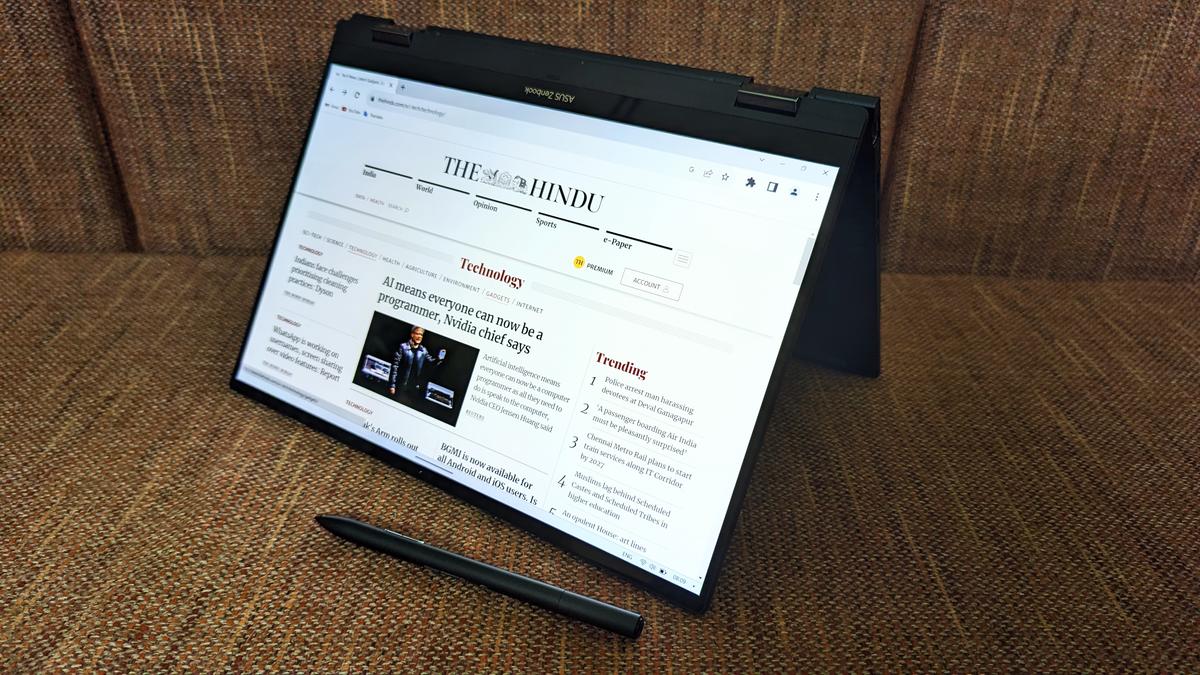 ASUS Zenbook 14 Flip OLED Review | Splendid screen ensures futuristic ...