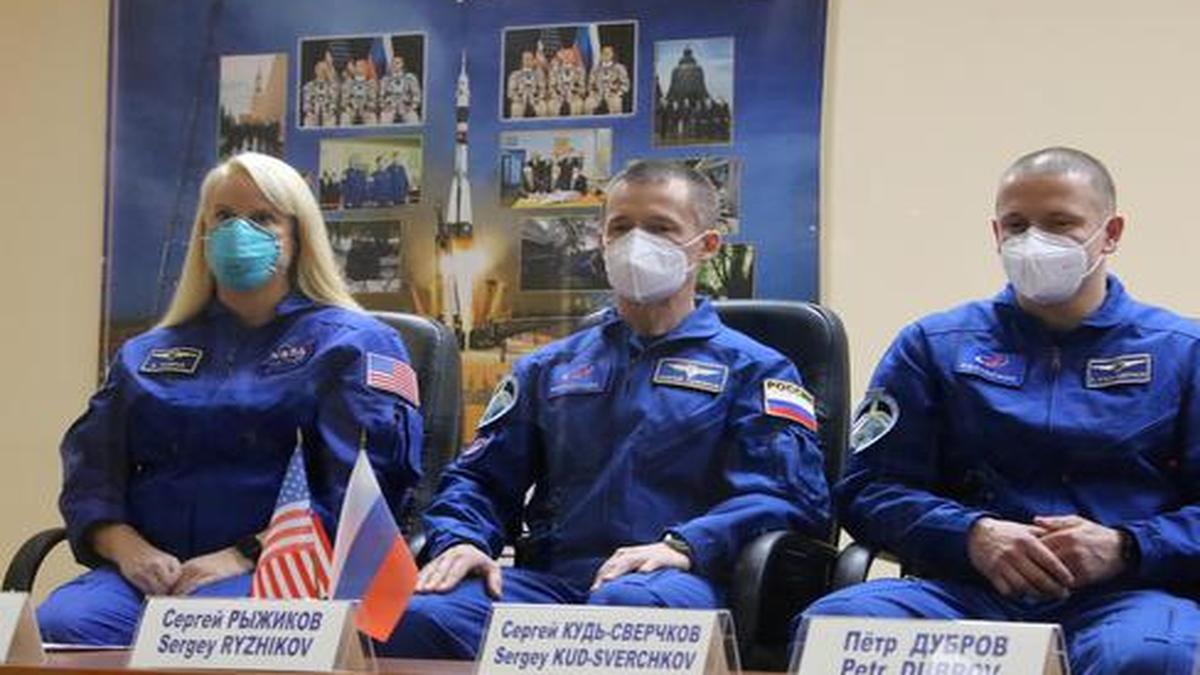 Russian, U.S. astronauts launch to International Space Station - The Hindu