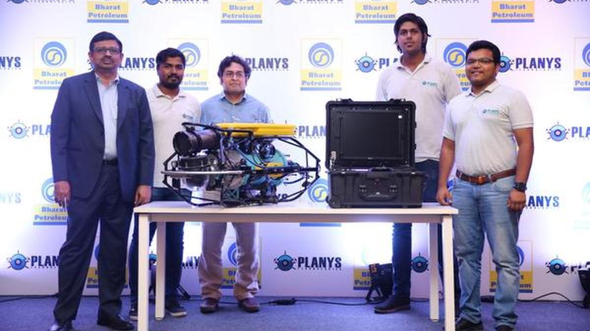 Planys launches newer version of underwater bot - The Hindu