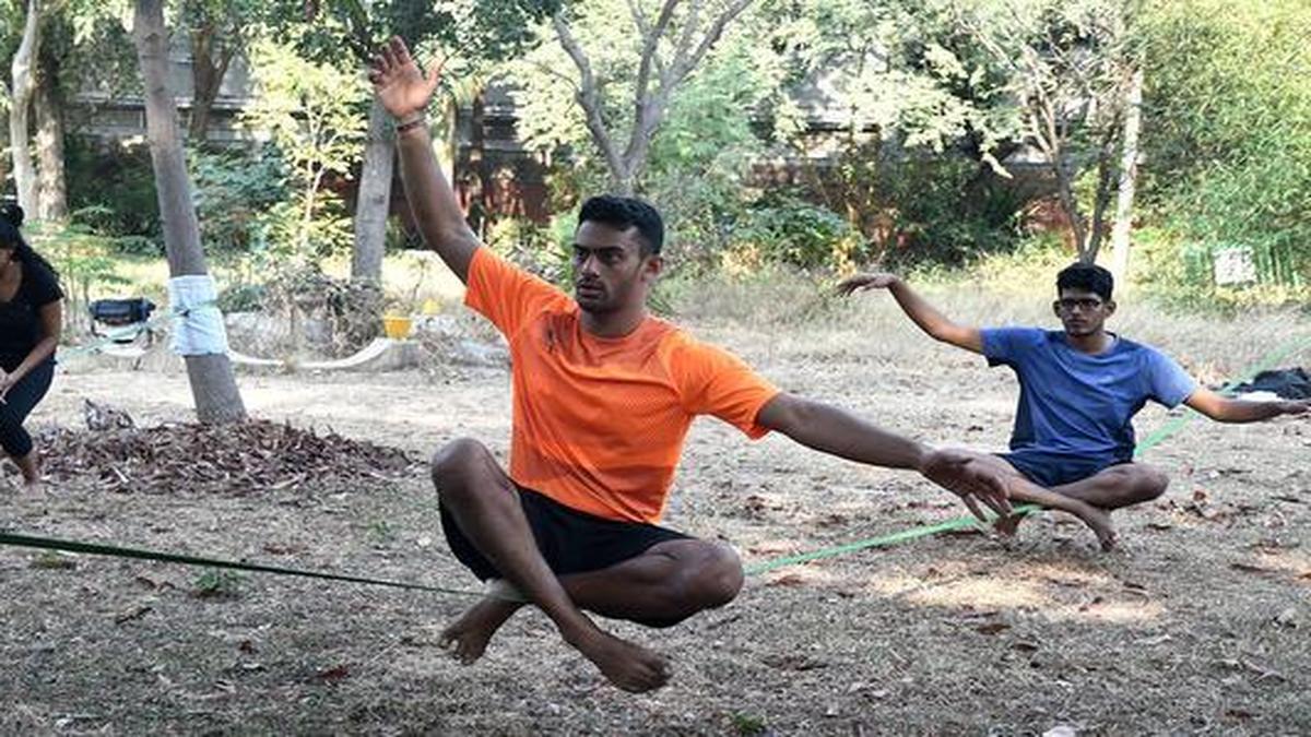 Urban Adventures: Slacklining in Chennai - The Hindu