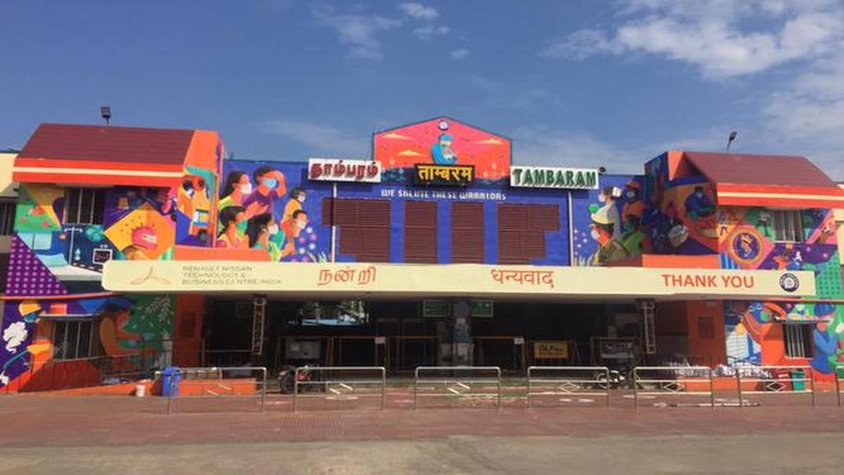 Chennai’s Tambaram Railway Station sports a mural saluting frontline ...