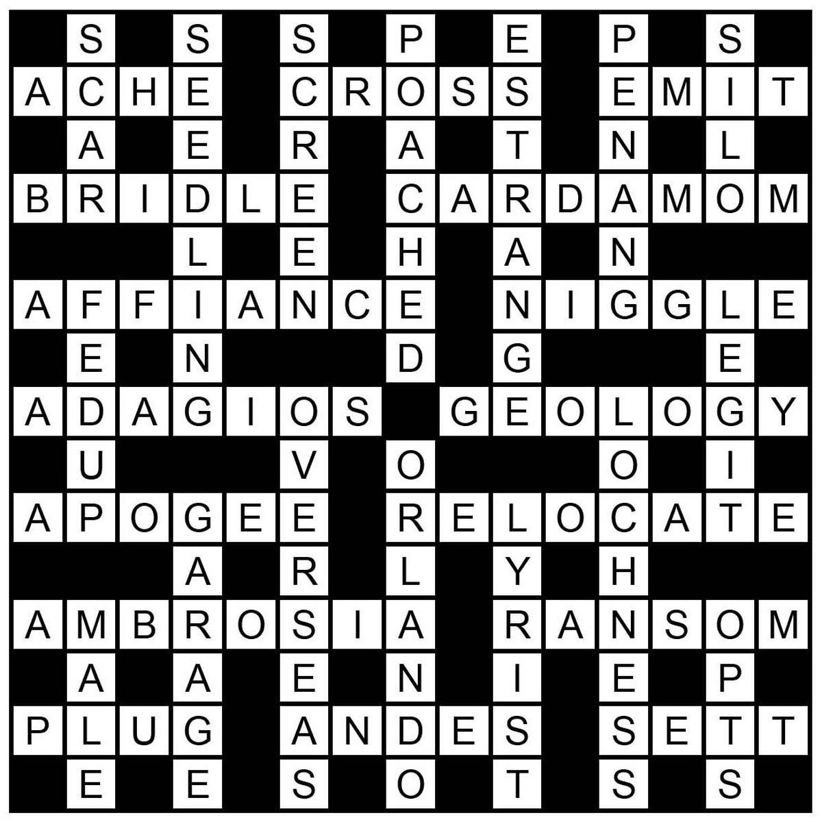 The Hindu Sunday crossword no. 39 - The Hindu